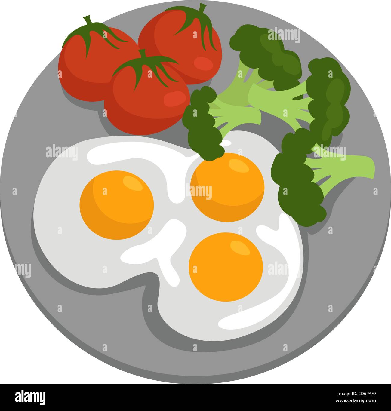 Breakfast sandwich on croissant Stock Vector Images - Alamy