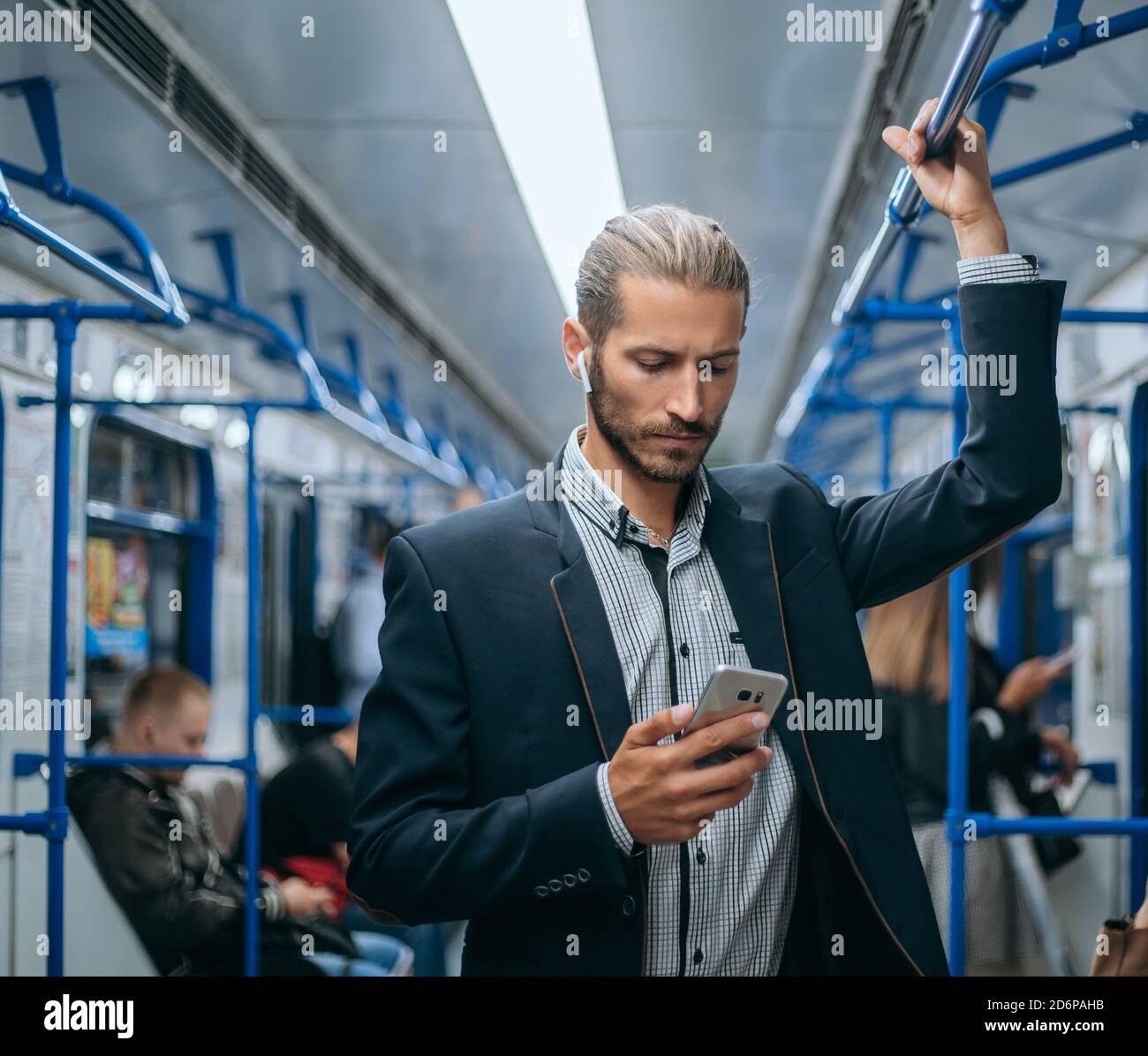 Mobility problem in the subway hi-res stock photography and images - Alamy