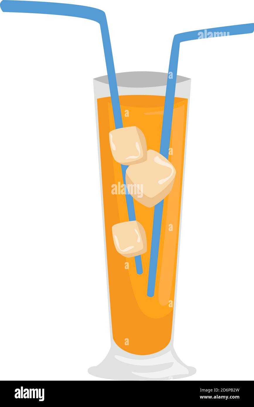 Tall Glass Illustration Vector On White Background Stock Vector Image And Art Alamy