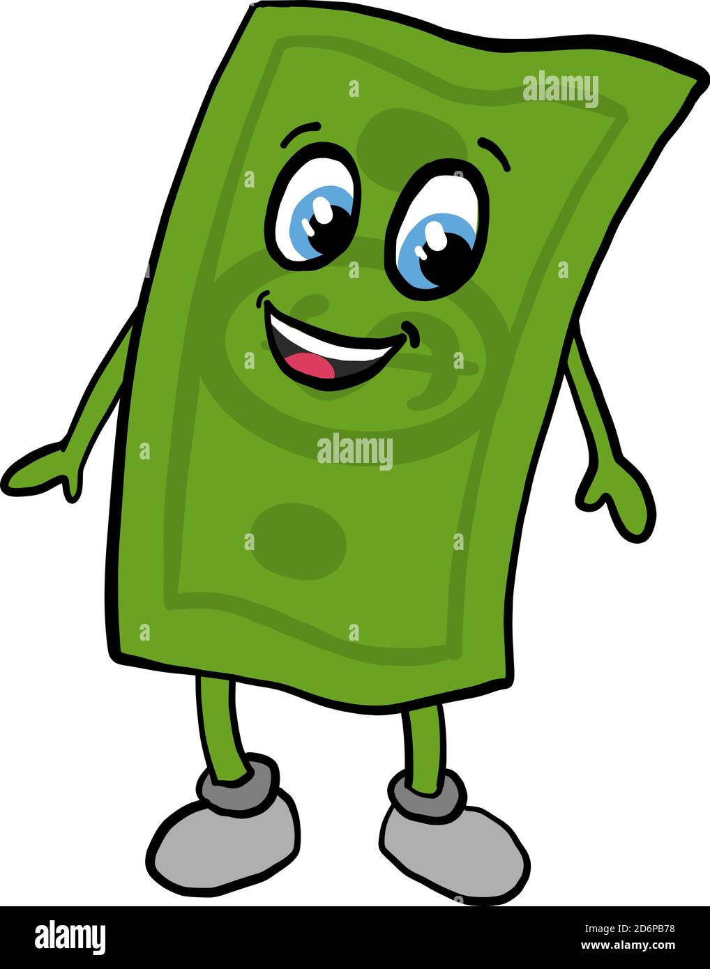 Happy money, illustration, vector on white background Stock Vector ...