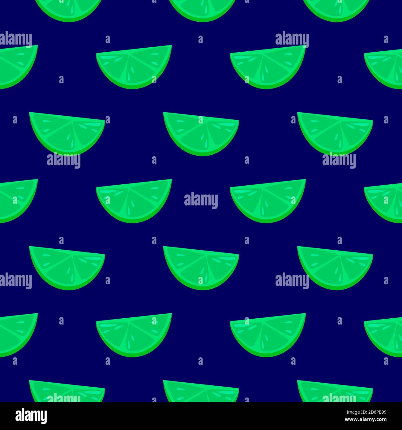 Cute green limes slices,seamless pattern on dark blue background Stock Vector Image & Art - Alamy