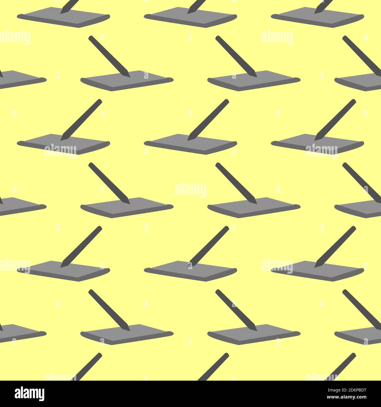 Illustrator tab,seamless pattern on light yellow background Stock ...