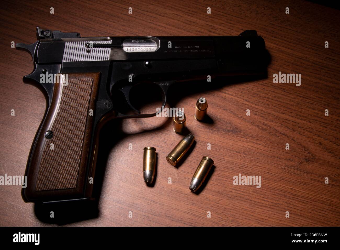 9mm Browning High Power Stock Photo - Alamy