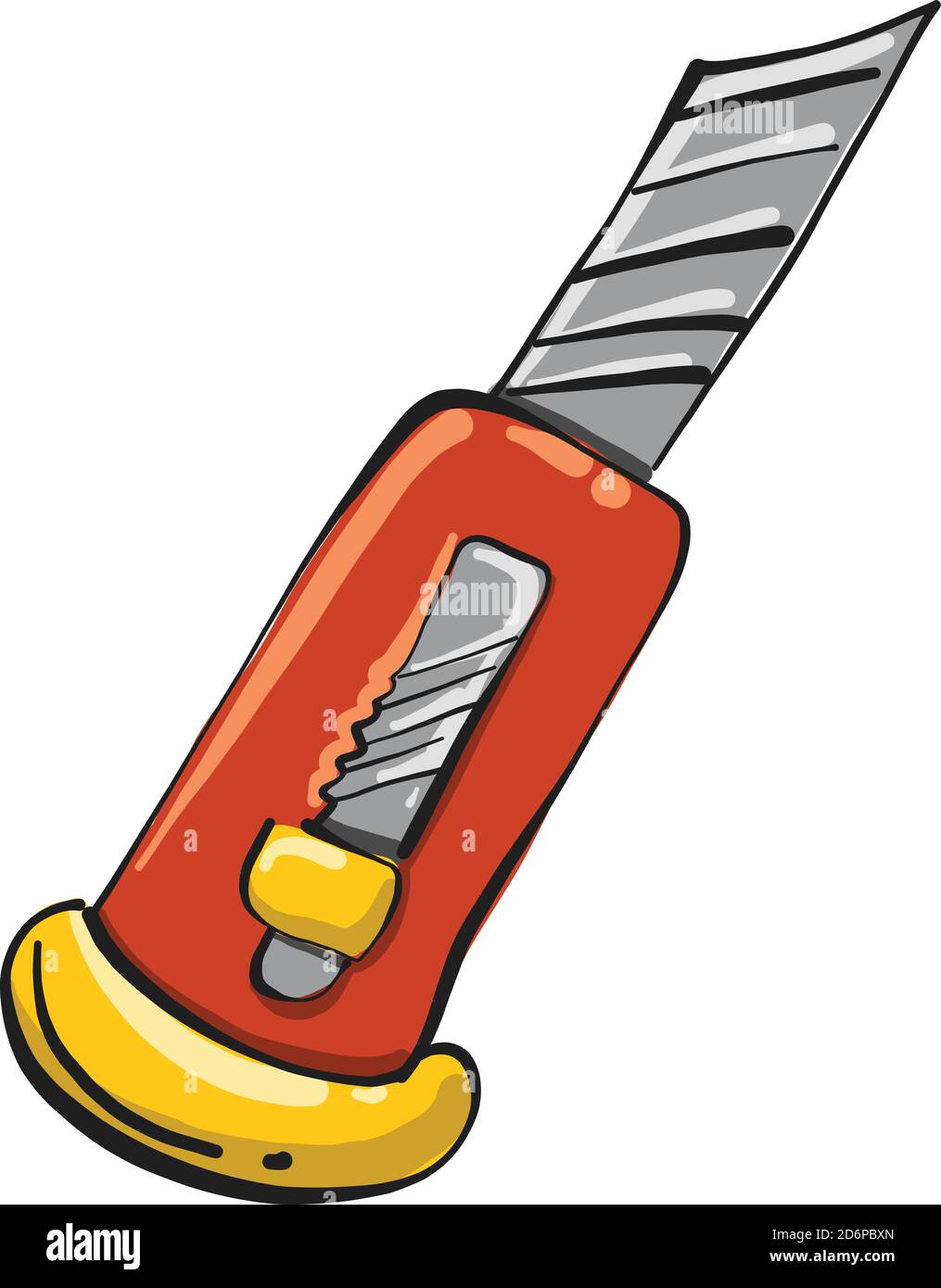 Office lancet, illustration, vector on white background Stock Vector ...