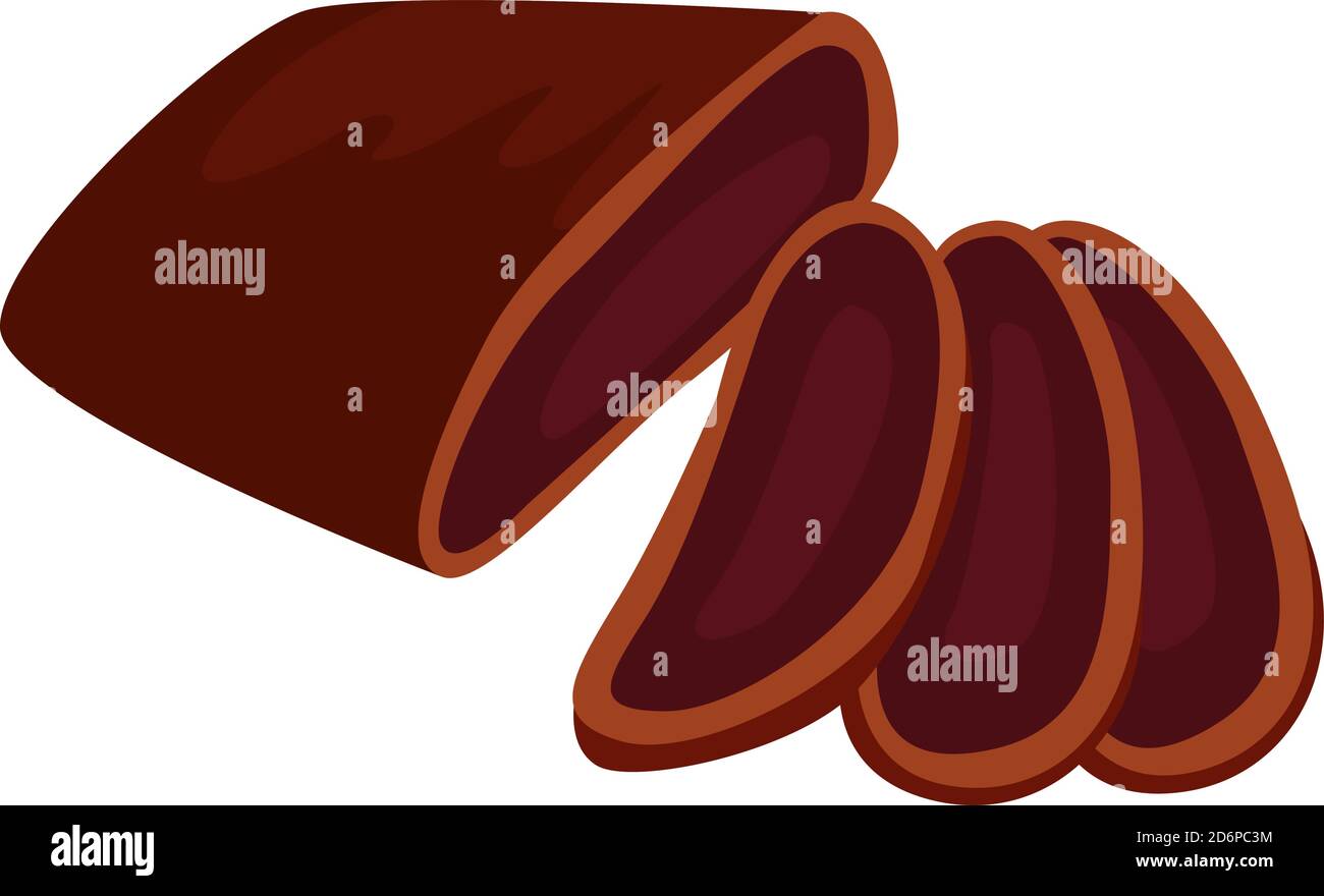 Nice cake, illustration, vector on white background Stock Vector Image ...