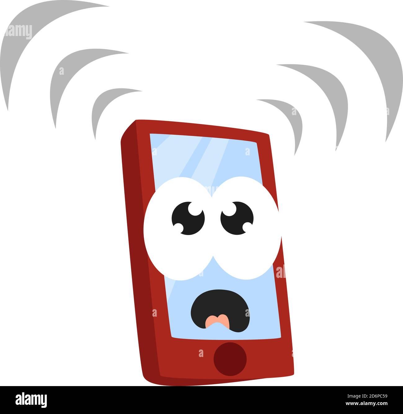 Phone call, illustration, vector on white background Stock Vector Image ...