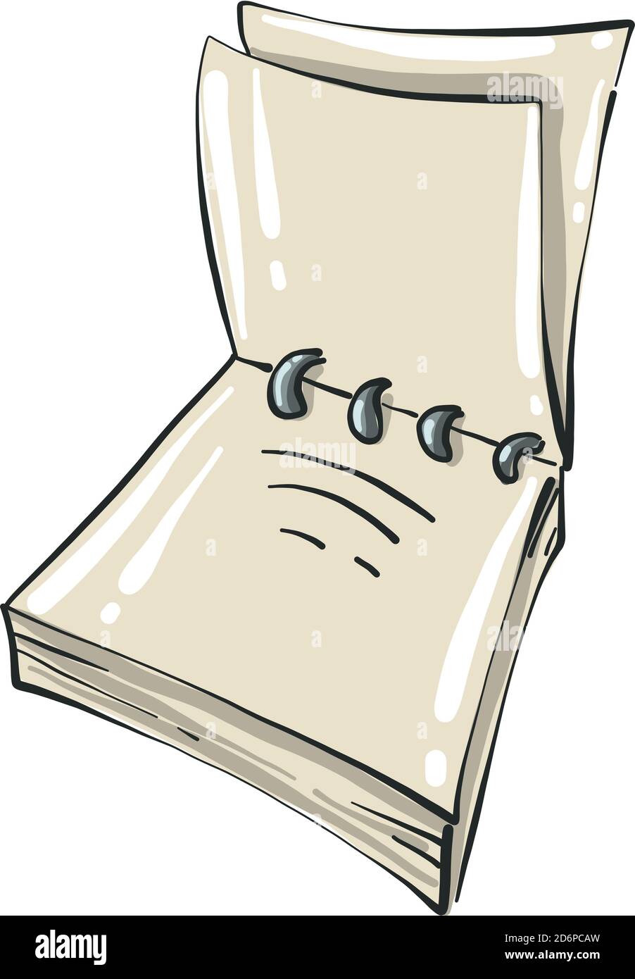 Blank empty notepaper on Stock Vector Images - Alamy