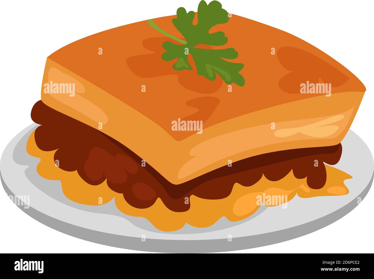 Musaka Stock Vector Images - Alamy