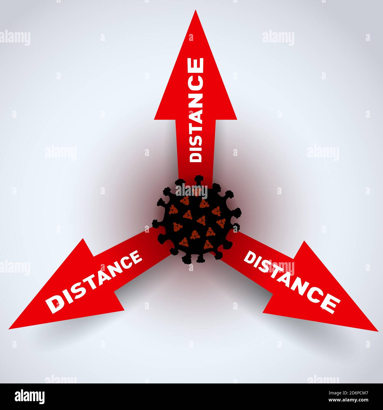 Virus distancing icon. Keep Your Distance. Coronovirus epidemic ...