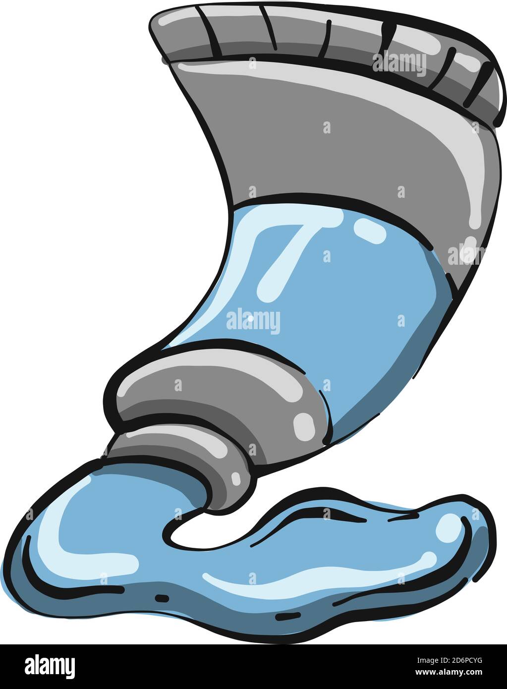 Watercolor blue spot on Stock Vector Images - Alamy