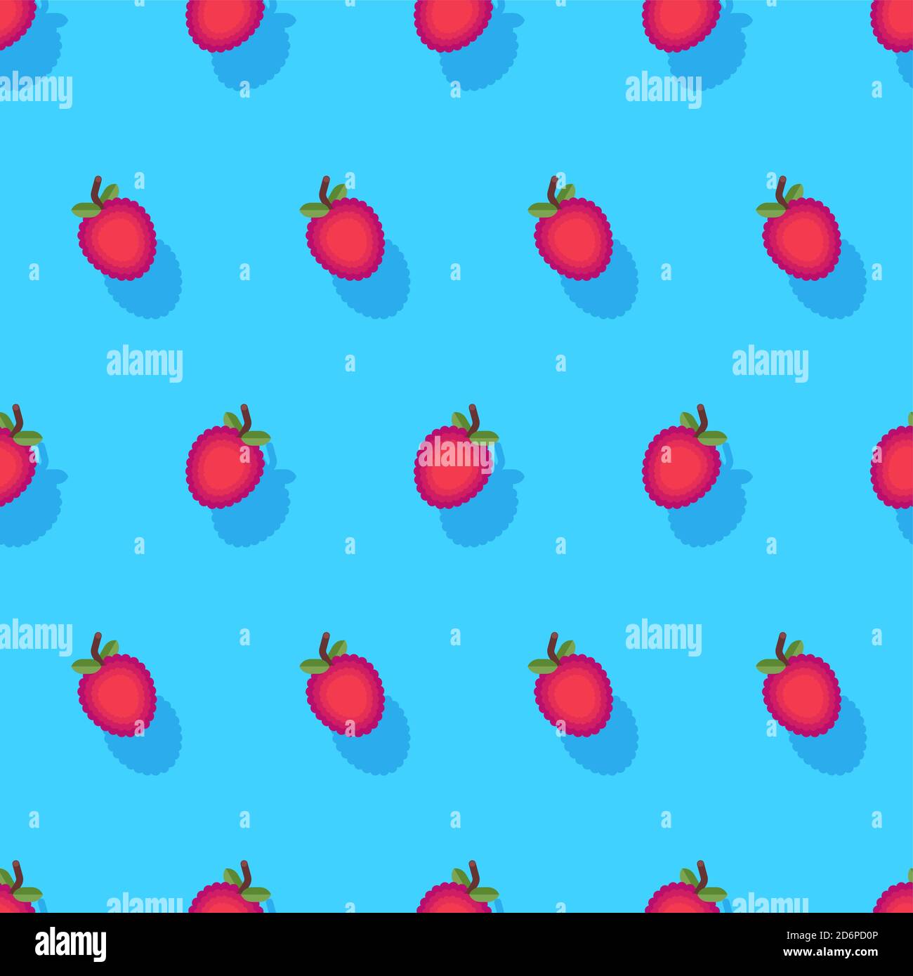 Lychee isolated small round Stock Vector Images - Alamy