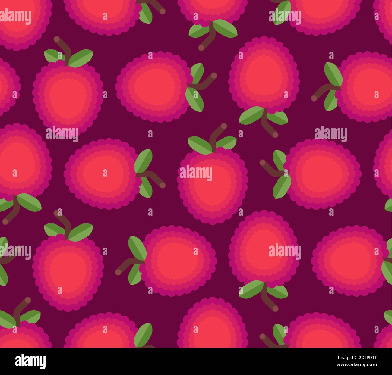 Lychee isolated small round Stock Vector Images - Alamy