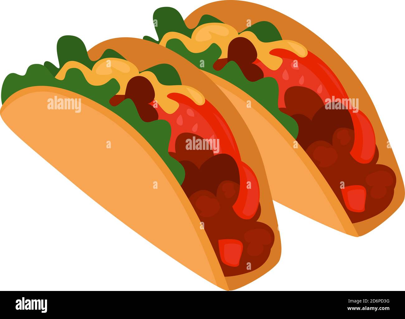 Taco menu design Cut Out Stock Images & Pictures - Alamy