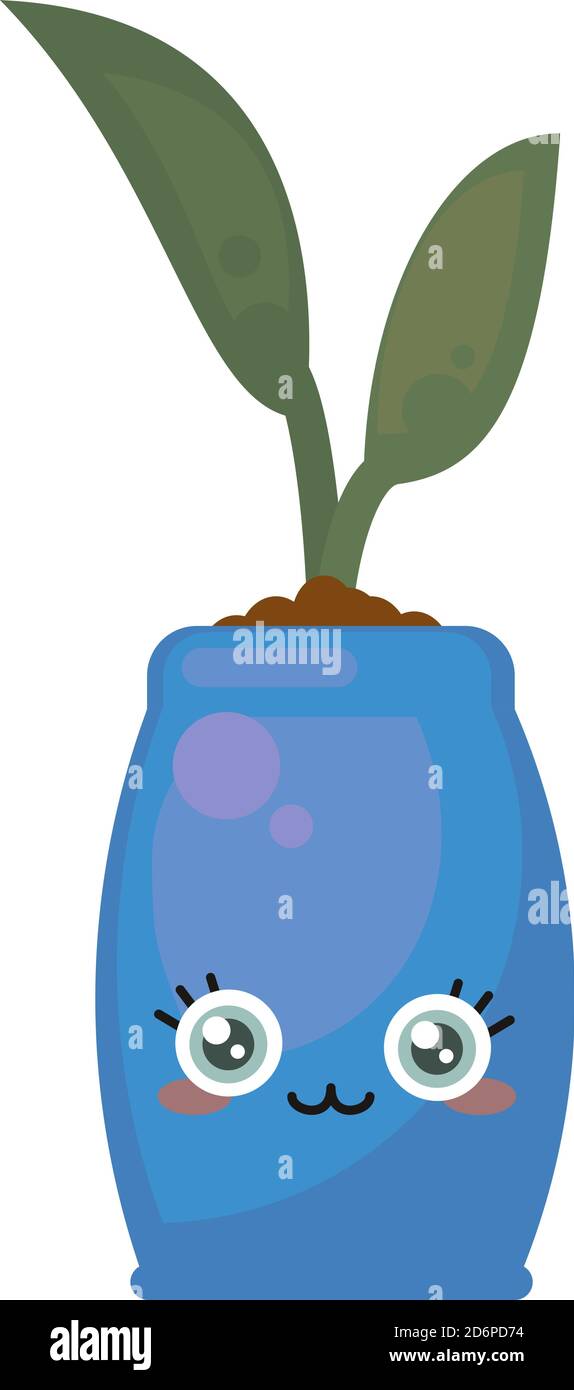 Potted ficus plant green Stock Vector Images - Alamy