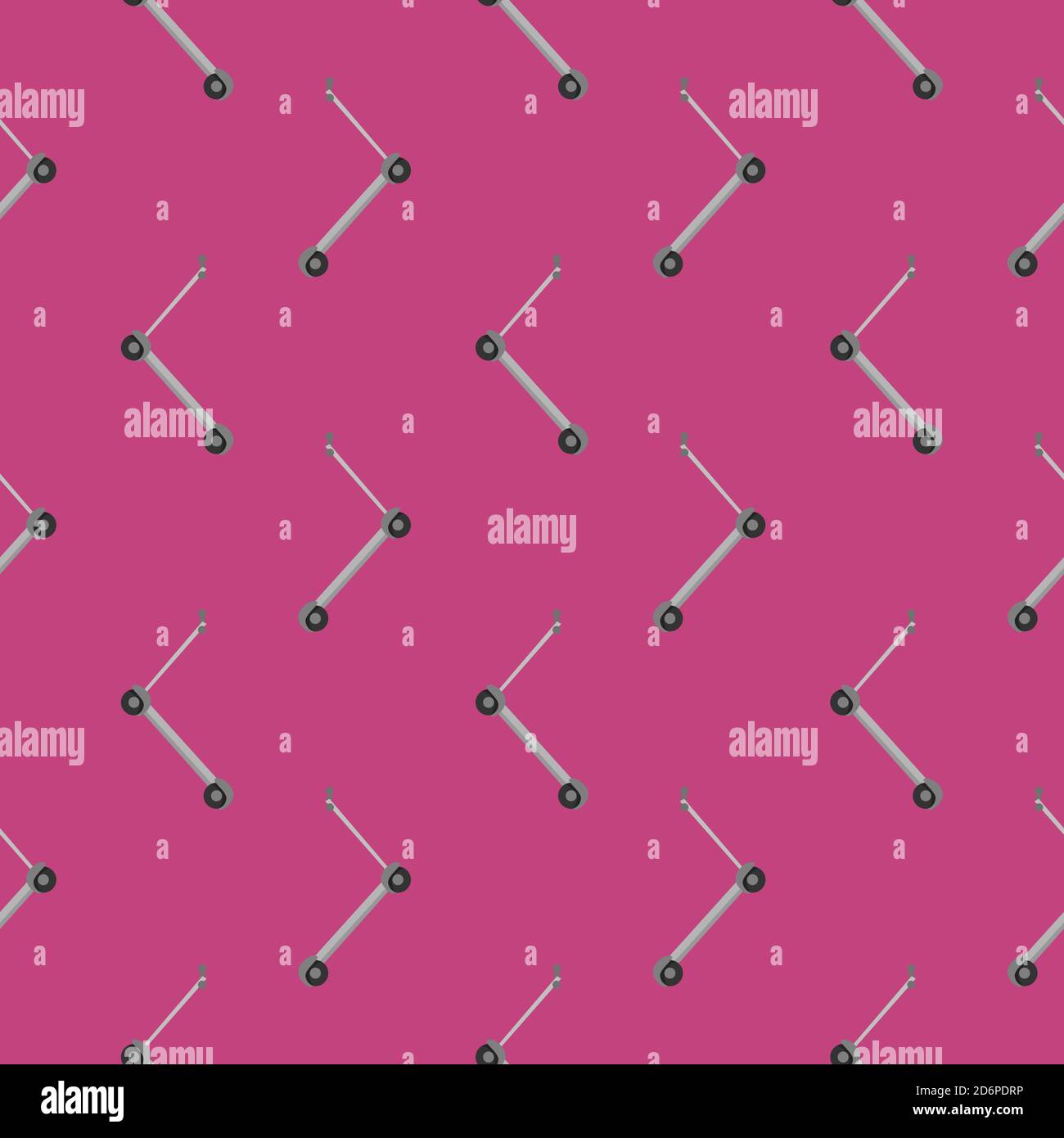 Little scooter,seamless pattern on hot pink background Stock Vector ...