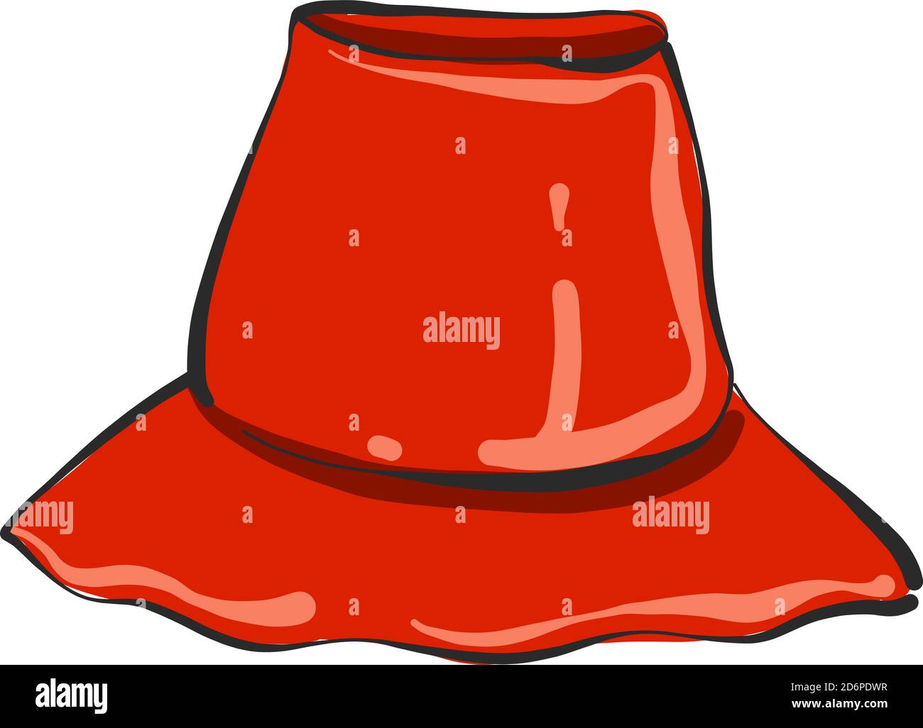 Red Tube Skirt Illustration Vector On White Background Stock Vector Image And Art Alamy