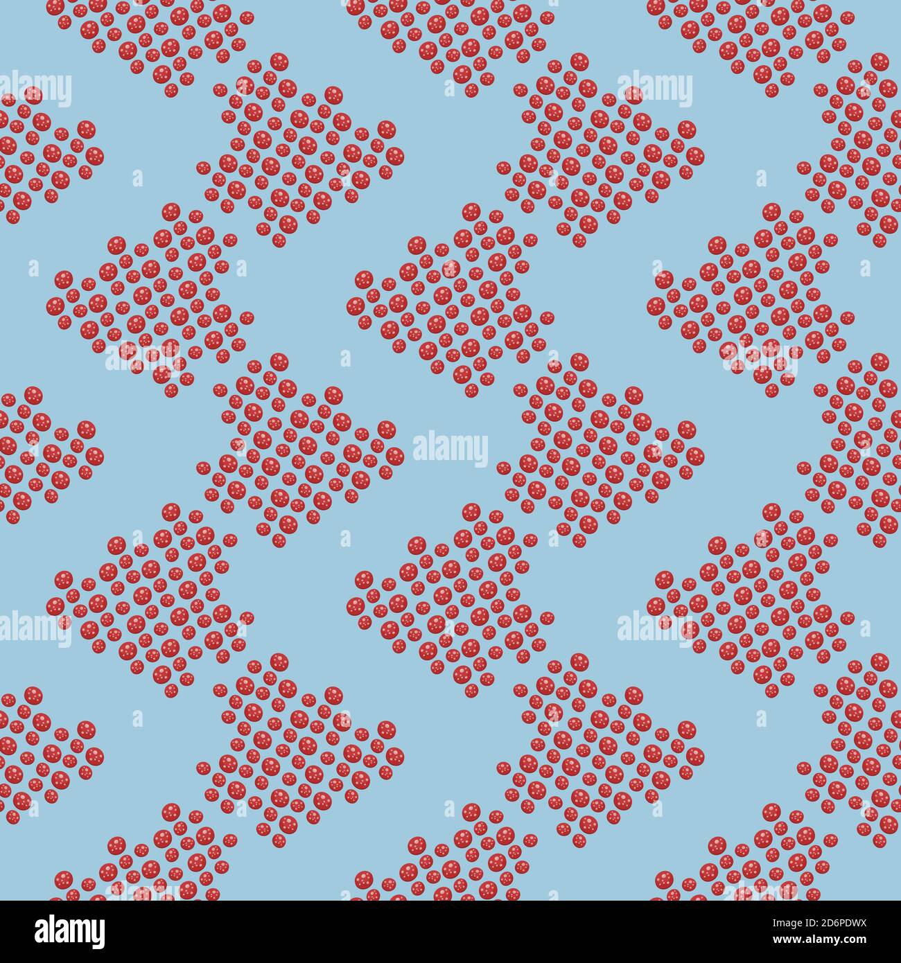 Cut sausage,seamless pattern on light blue background Stock Vector ...