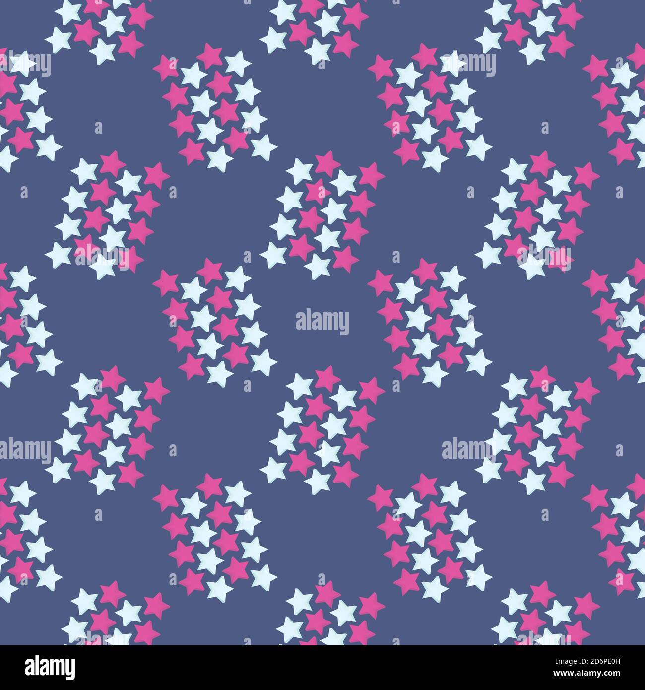 Pretty stars,seamless pattern on dark purple background Stock Vector ...