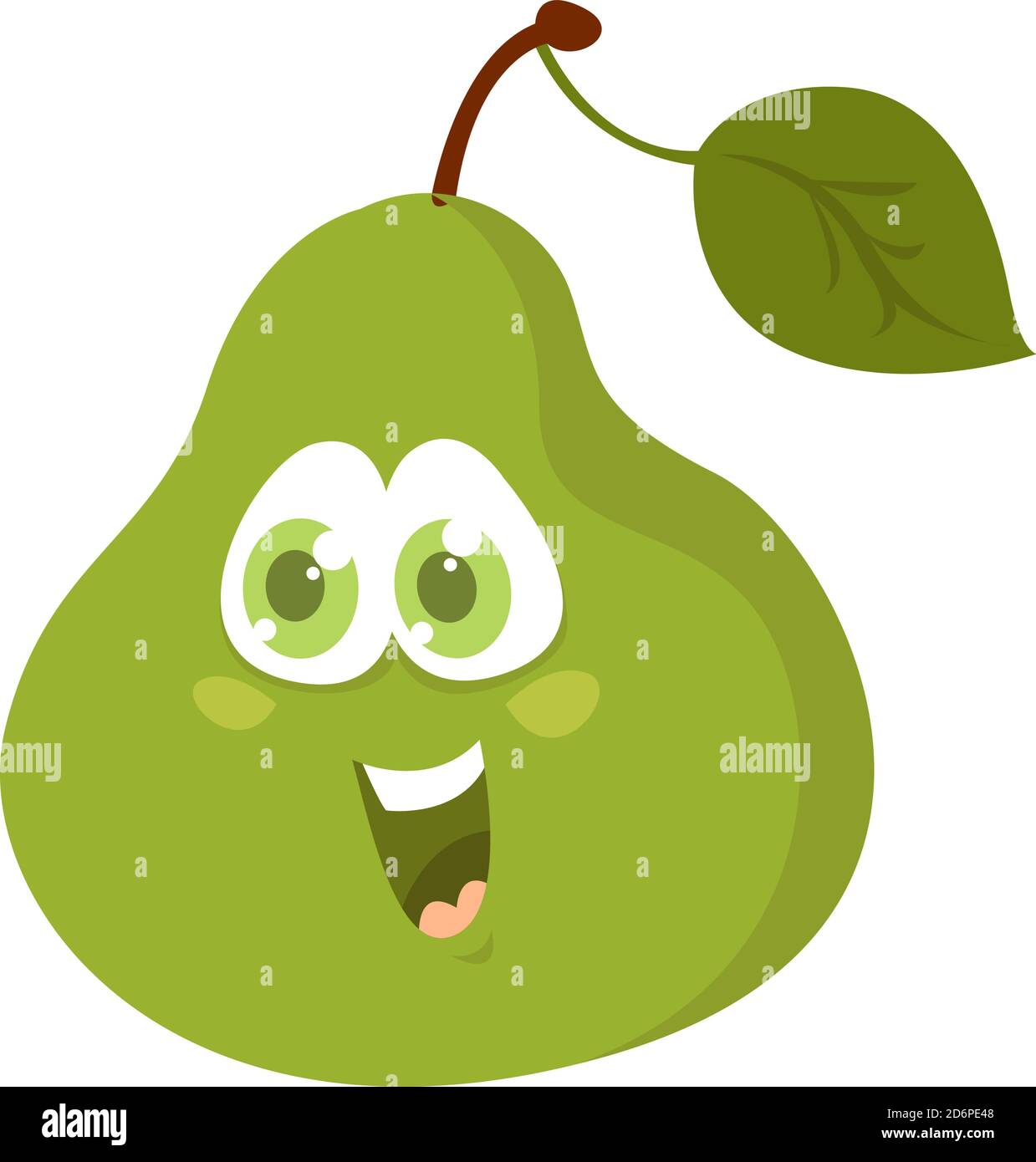 Green pear smiling fruit hi-res stock photography and images - Alamy