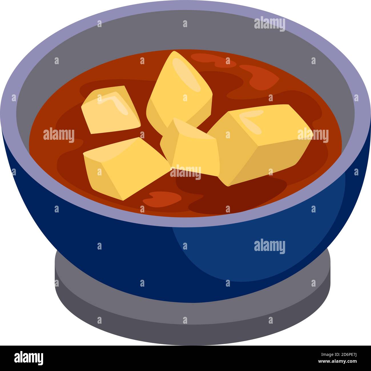 Tofu and coriander Stock Vector Images - Alamy