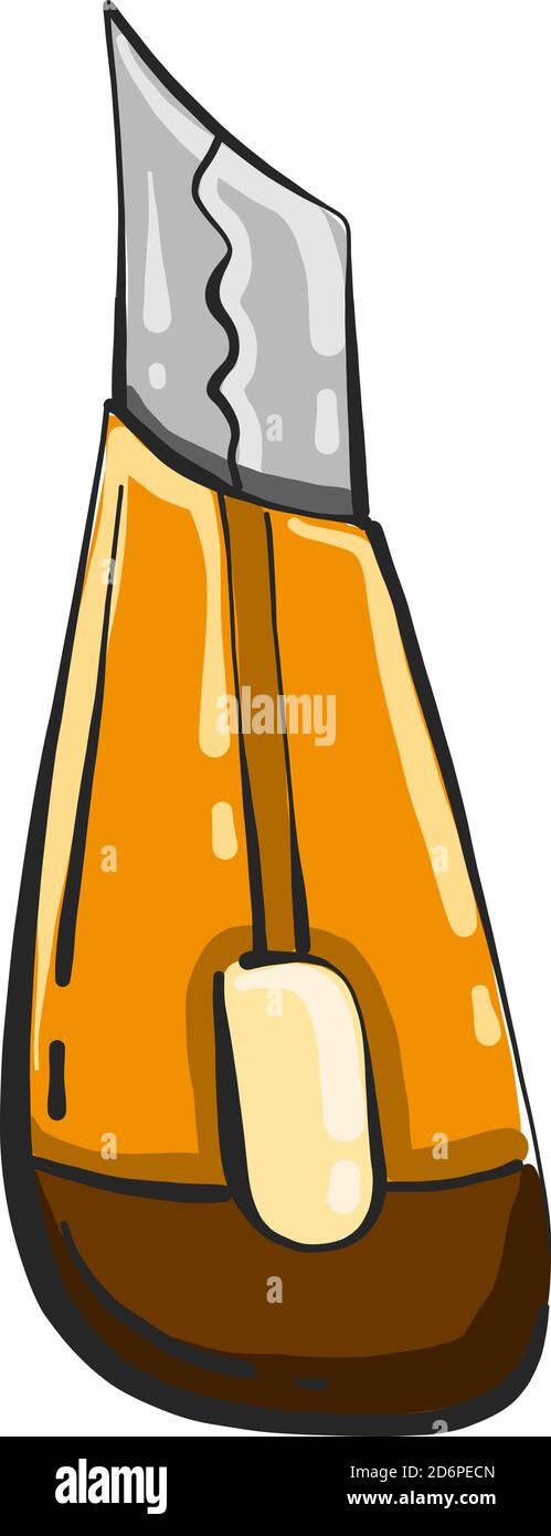 Small lancet, illustration, vector on white background Stock Vector ...