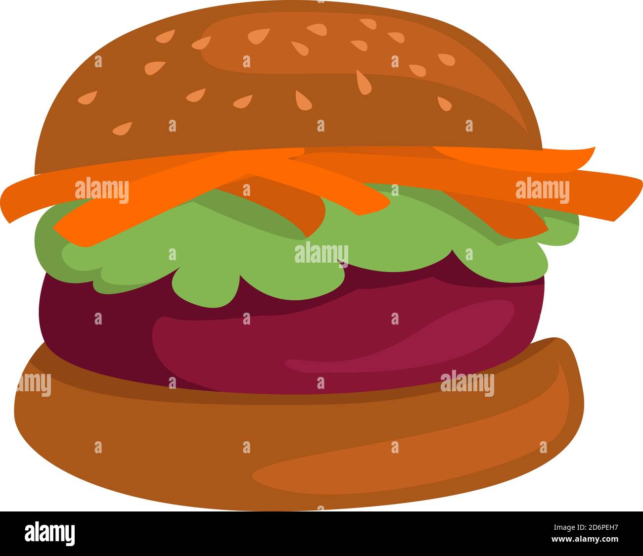 Healthy food vegan sandwich Stock Vector Images - Alamy
