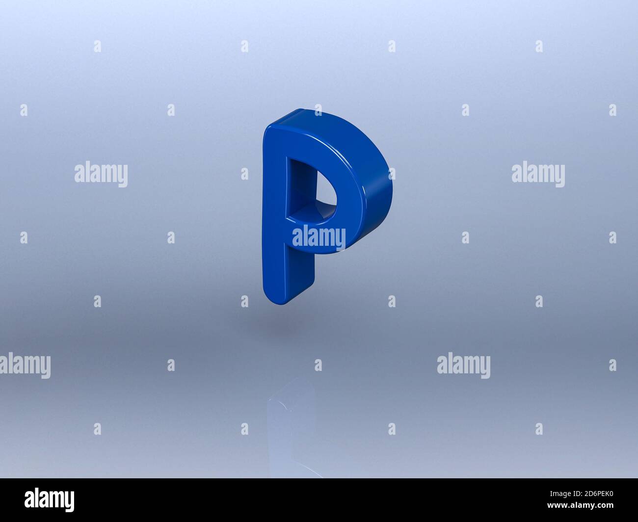 Artistic letter using a computer Stock Photo - Alamy