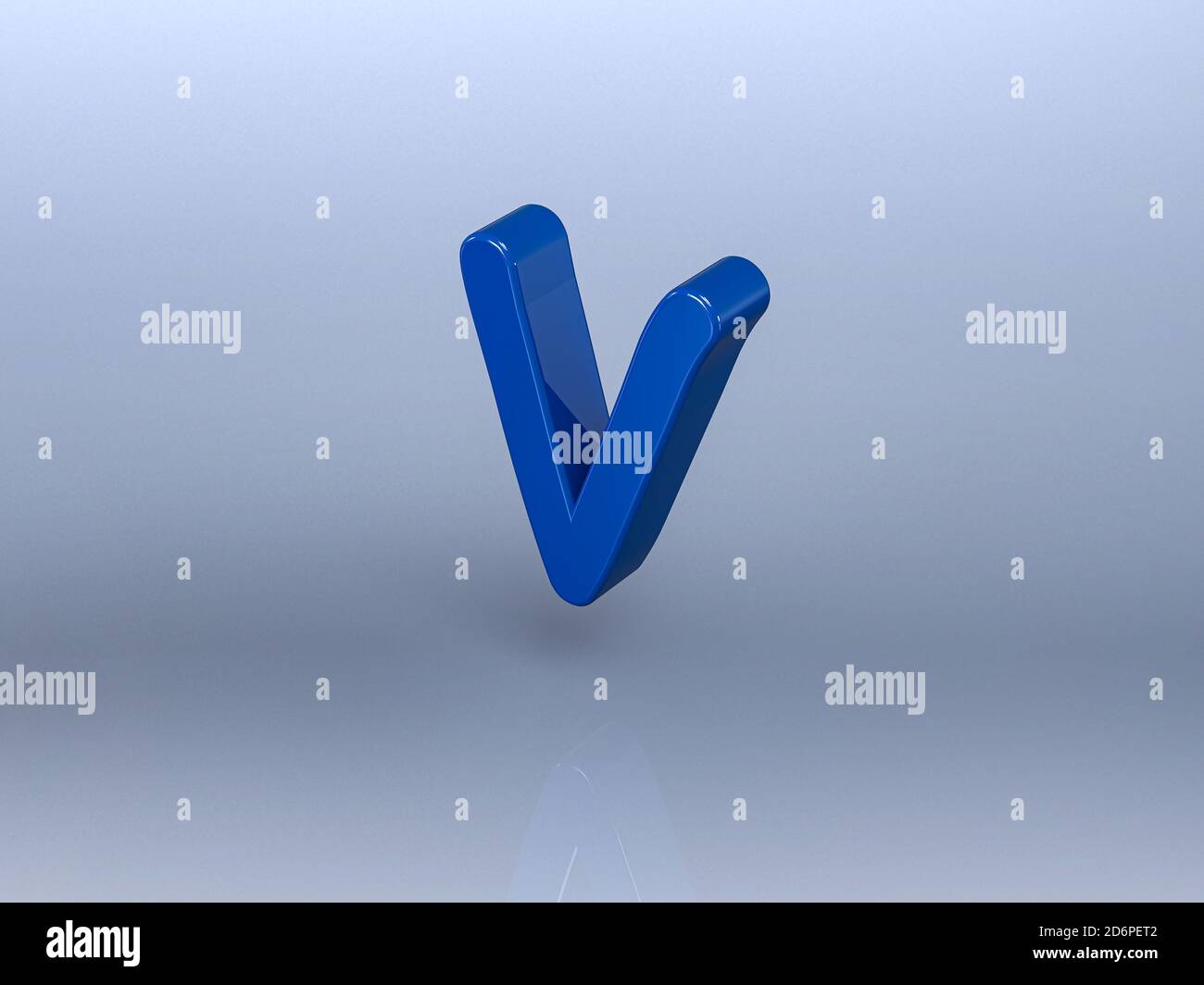 Artistic letter using a computer Stock Photo - Alamy