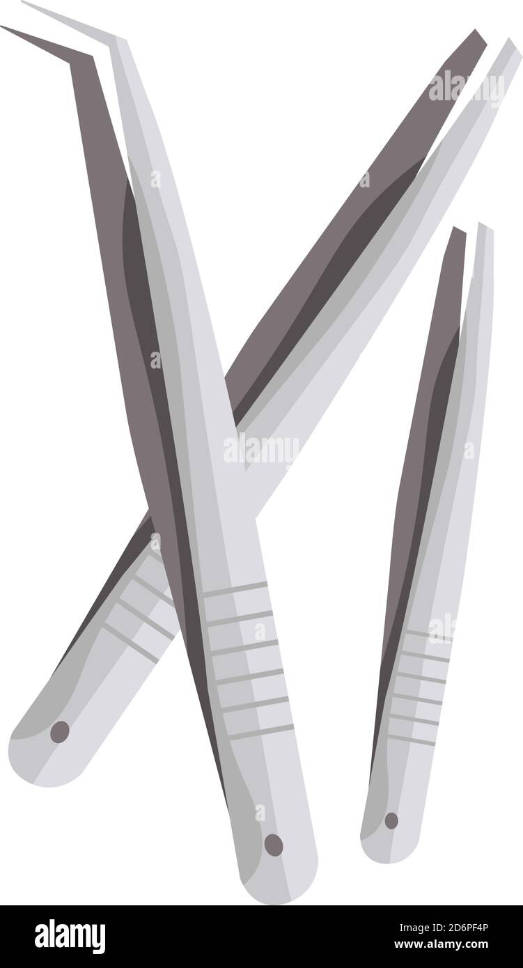 Metal plucker, illustration, vector on white background Stock Vector ...