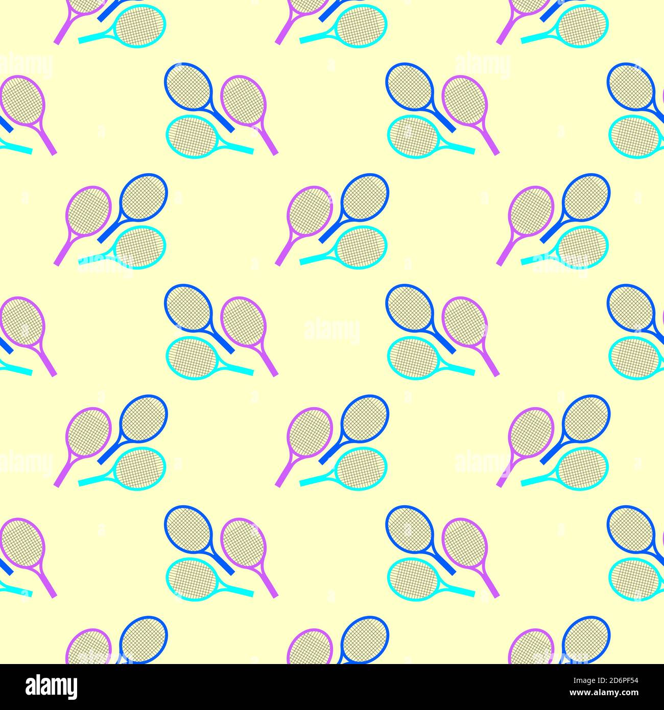 Tennin racket,seamless pattern on pastel background Stock Vector Image ...