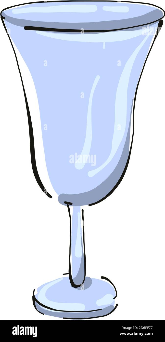 Fancy vodka cup, illustration, vector on white background Stock Vector ...