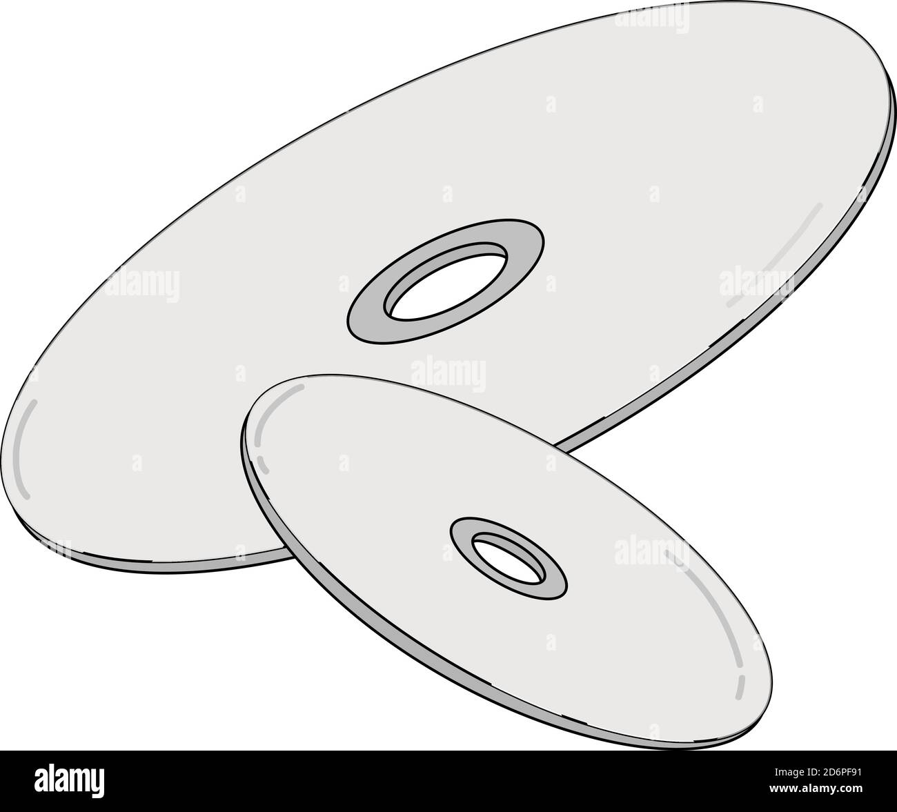 CD Drive, illustration, vector on white background Stock Vector Image ...