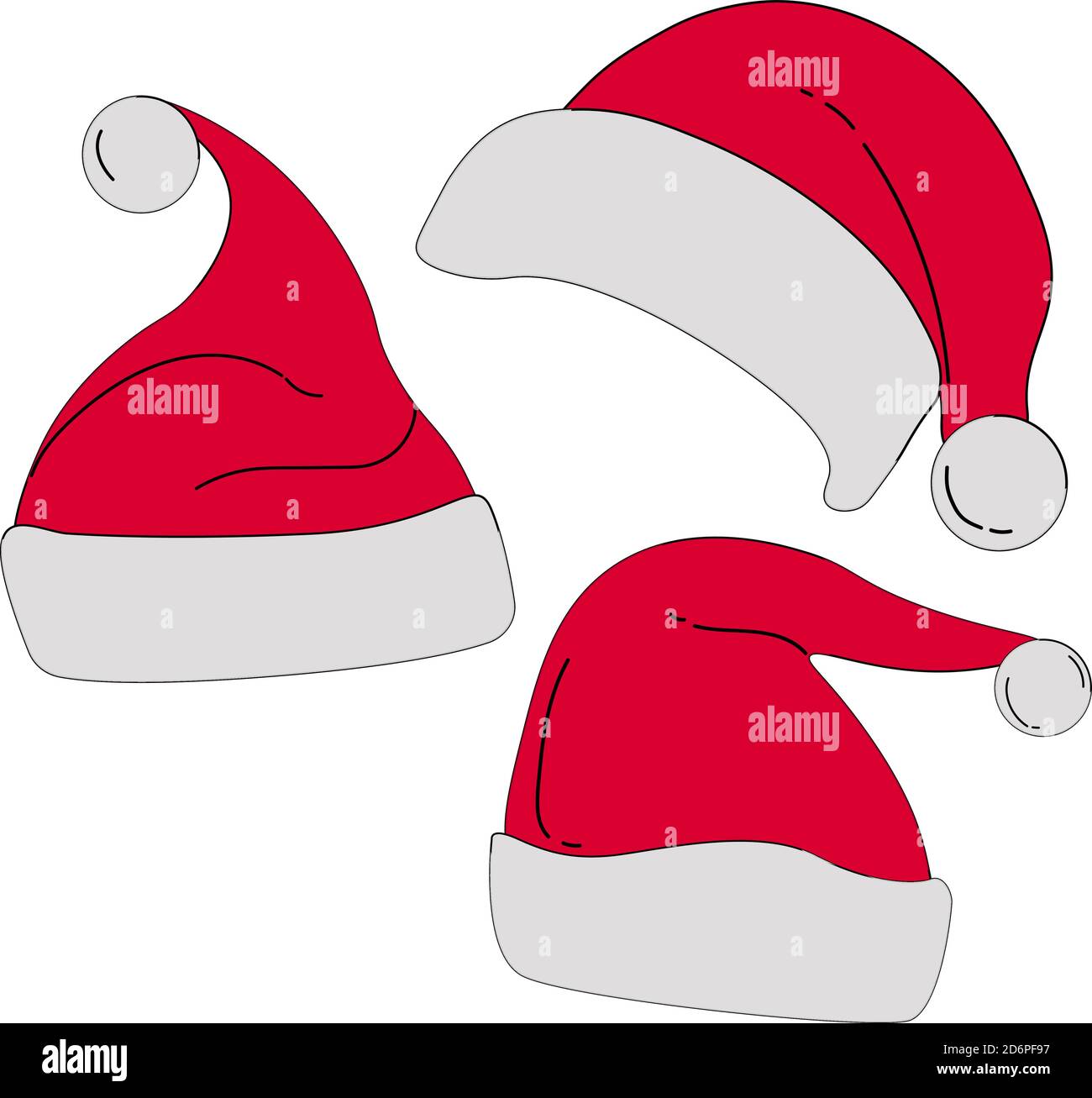 Santa cap Stock Vector Images - Alamy