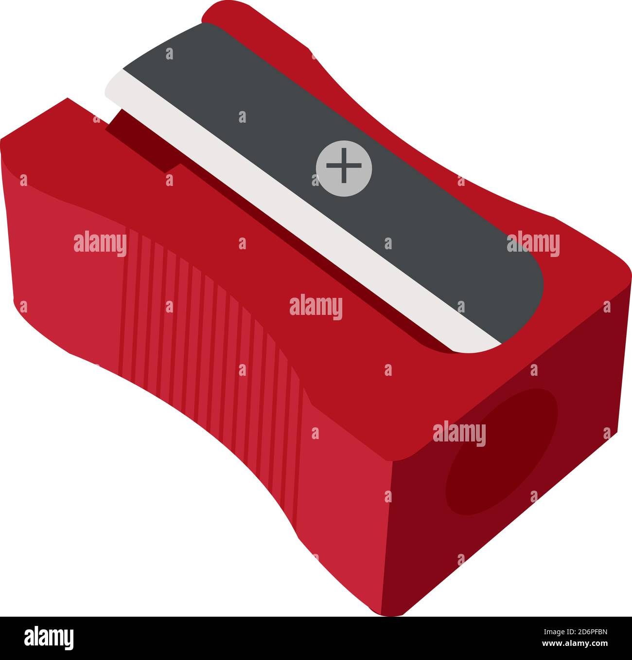 Pencil sharpener vector vectors Cut Out Stock Images & Pictures - Alamy