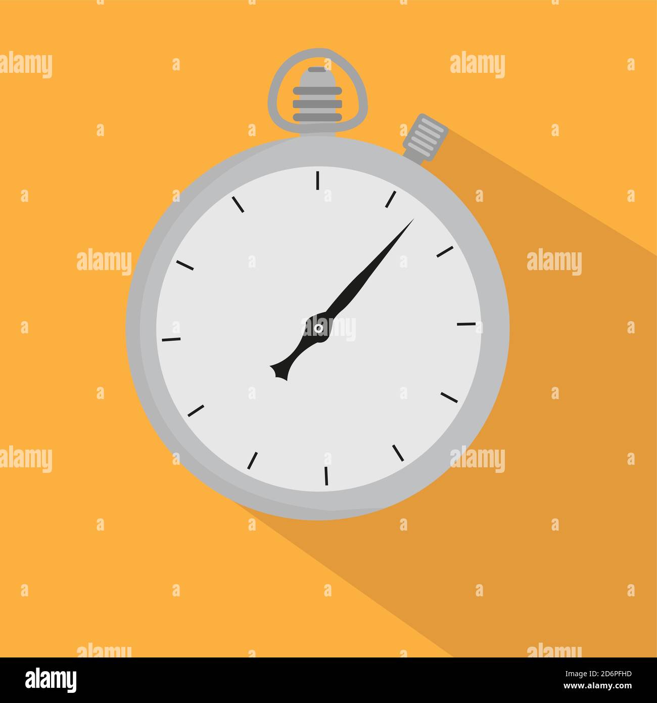 Stop watch, illustration, vector on white background Stock Vector Image ...