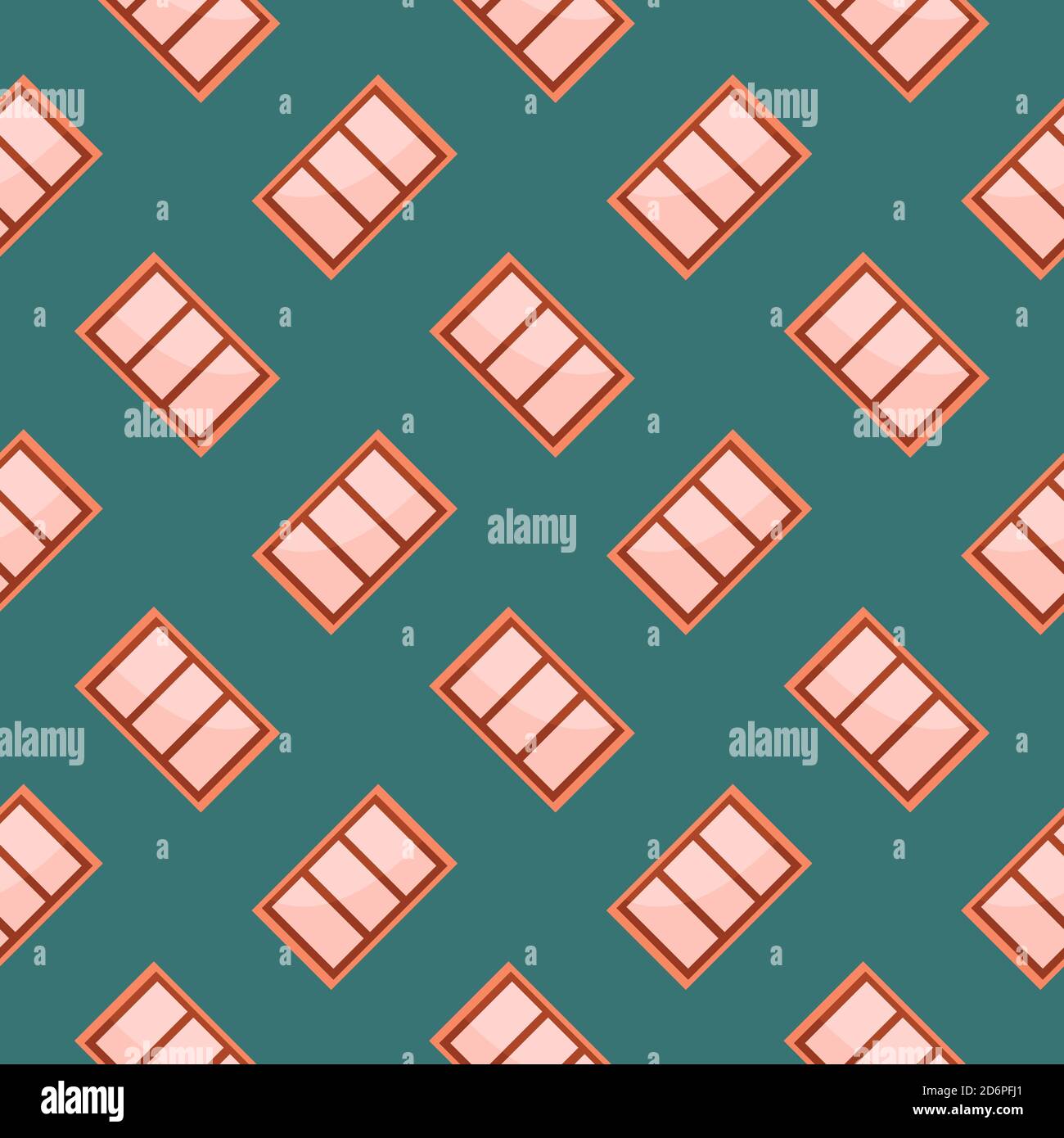 Red windows,seamless pattern on mint green background Stock Vector ...