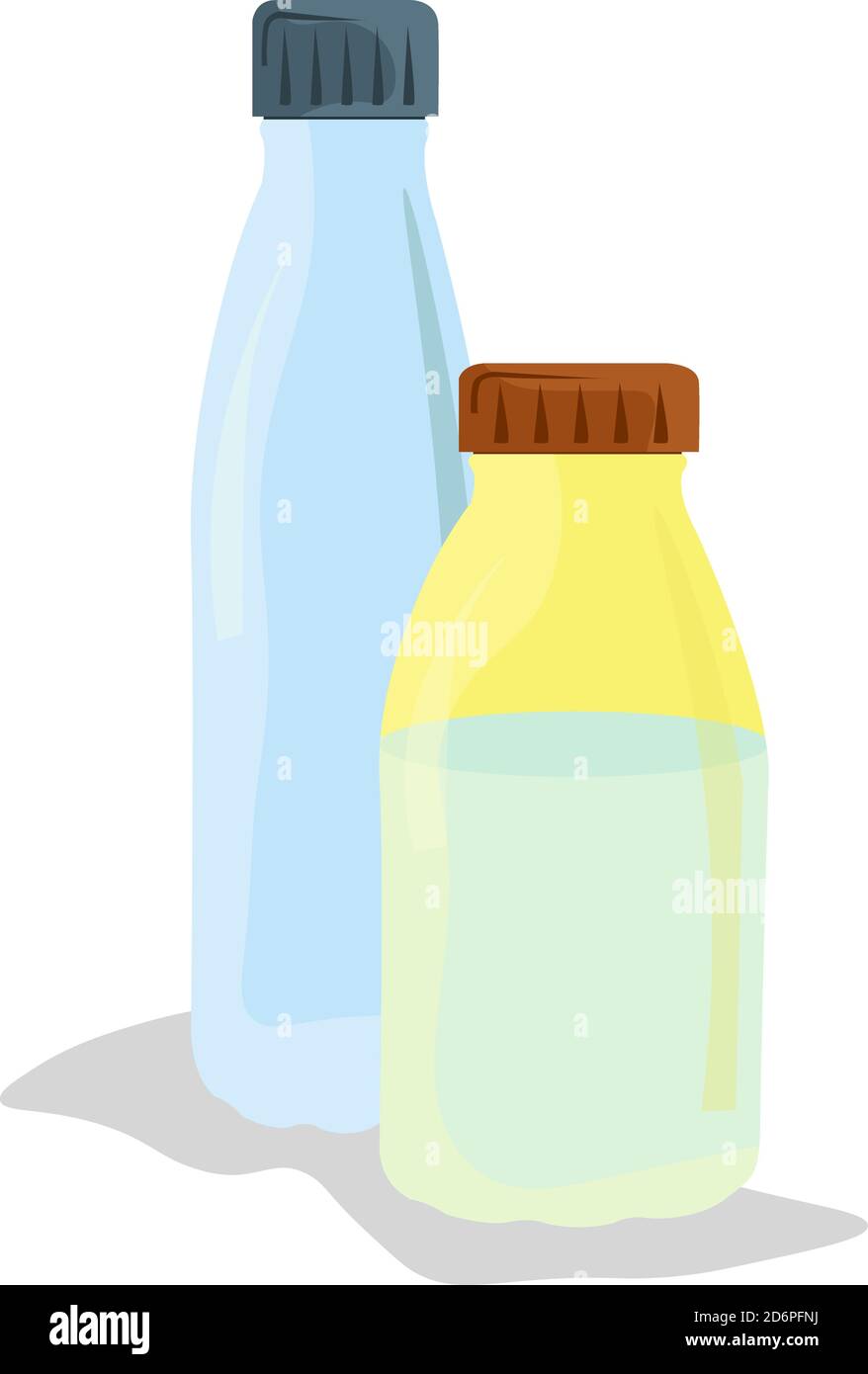 Plastic bottles mineral water Cut Out Stock Images & Pictures - Alamy