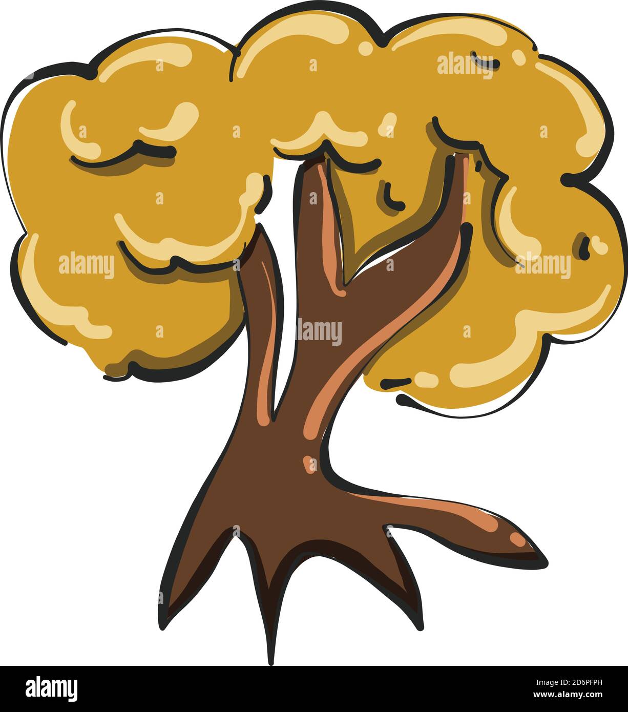 Autumn leaf in green Stock Vector Images - Alamy