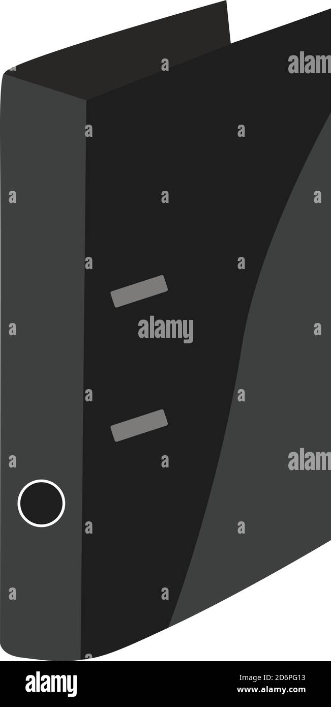 File holder, illustration, vector on white background Stock Vector ...