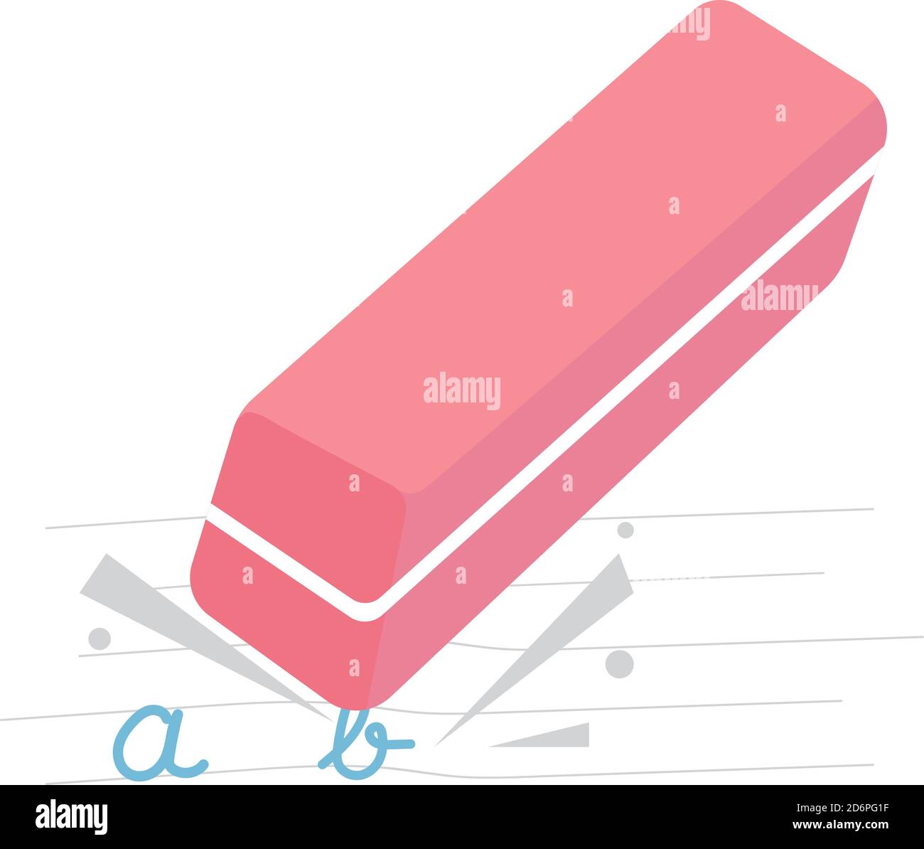 Pink Eraser Coloring Page