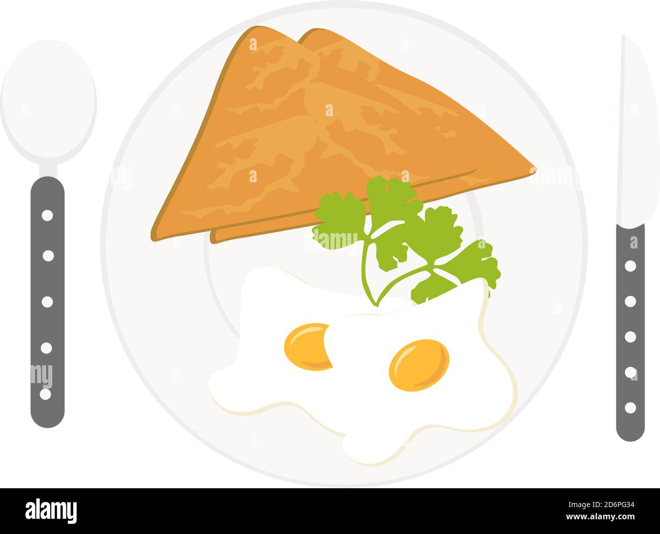 Avocado toast vector vectors Cut Out Stock Images & Pictures - Alamy