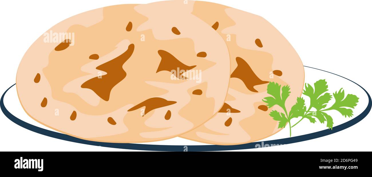 Wheat roti Stock Vector Images - Alamy