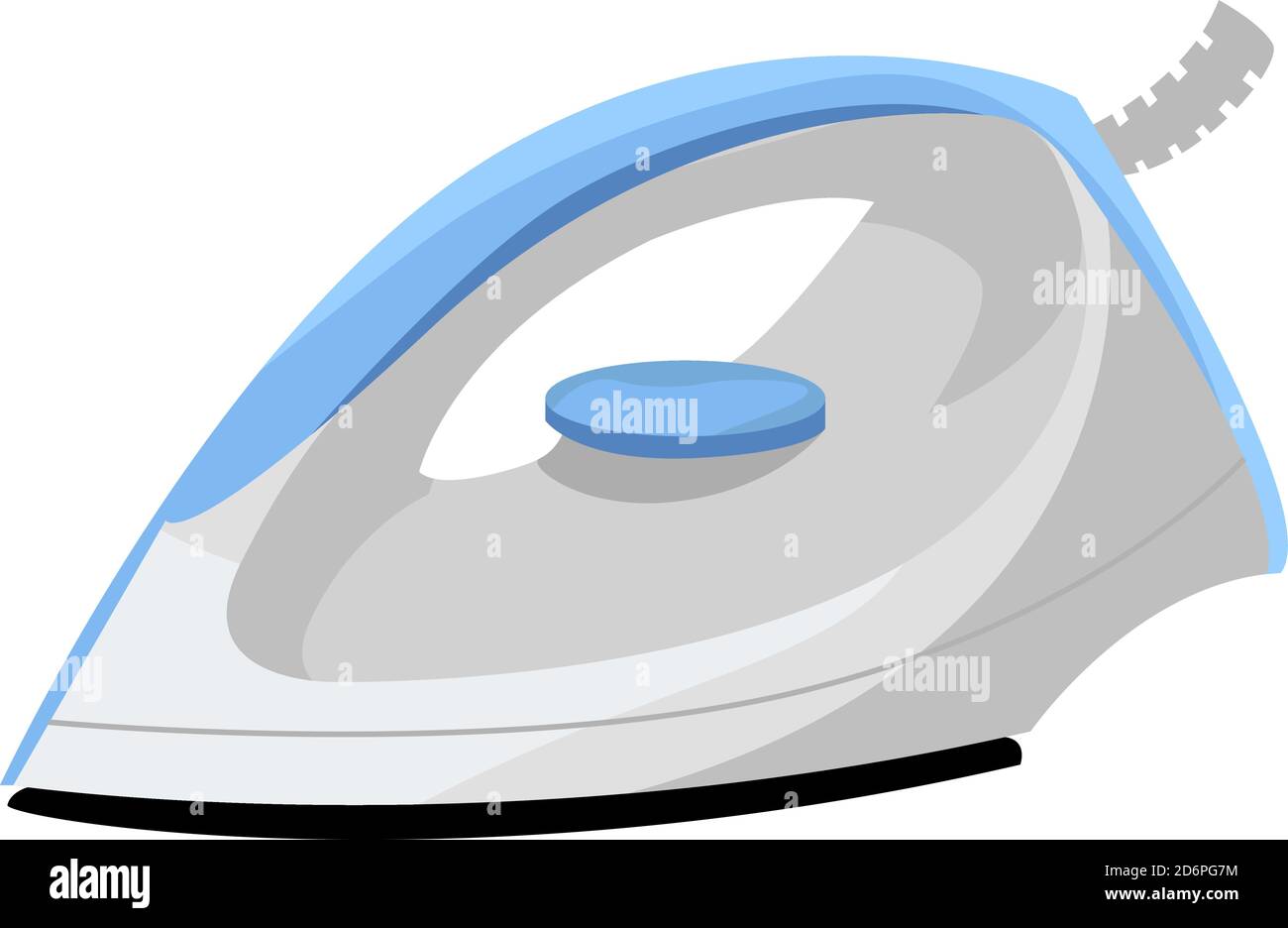 Modern iron, illustration, vector on white background Stock Vector ...