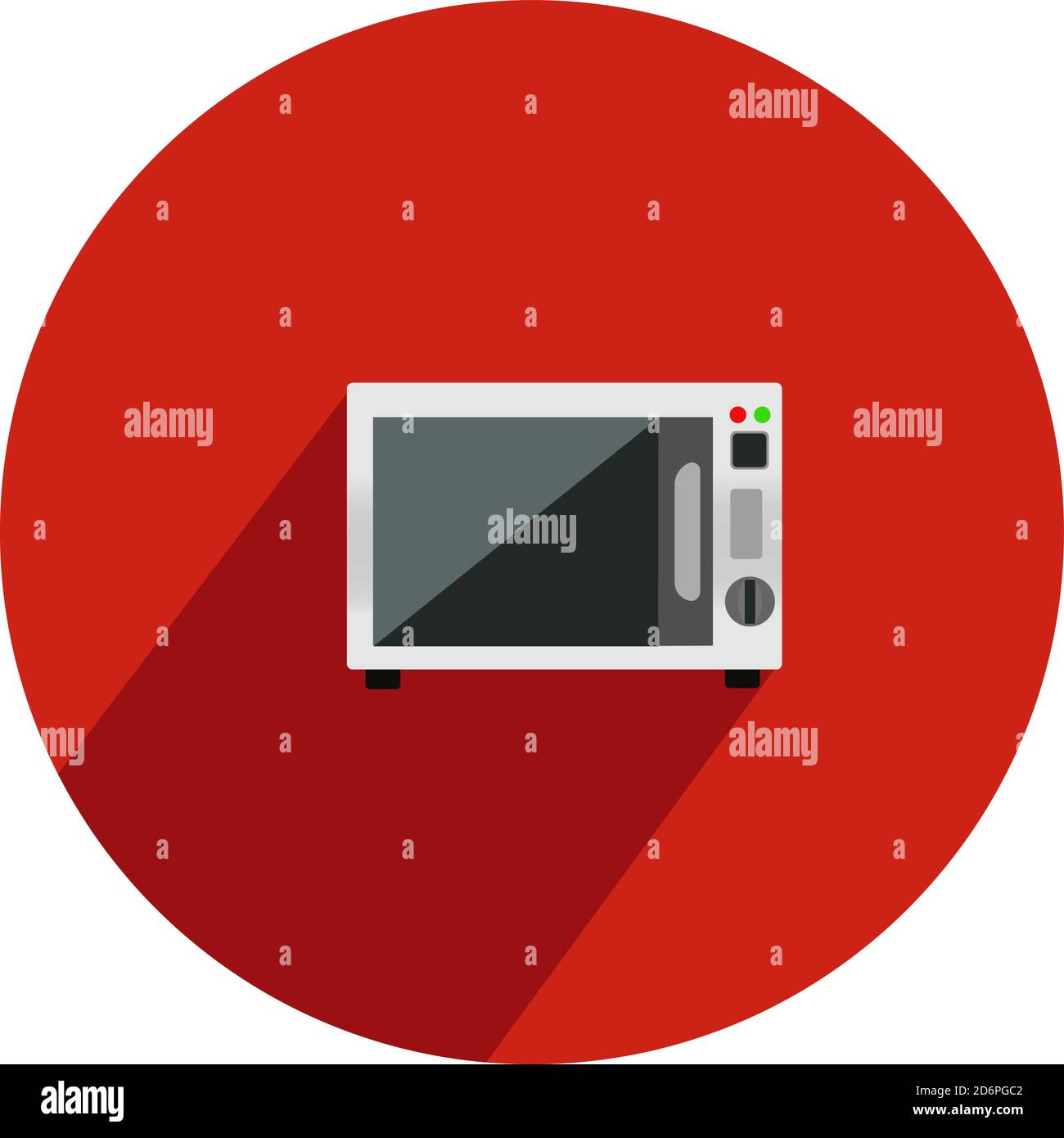 Small oven, illustration, vector on white background Stock Vector Image ...