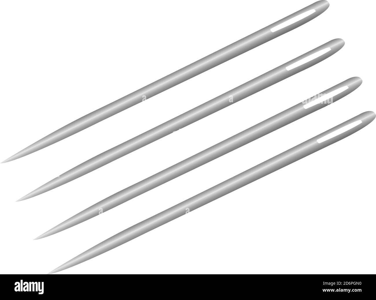 Needles vector vectors Cut Out Stock Images & Pictures - Alamy