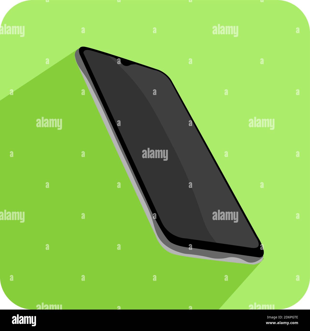 Mobile phone mockup on Stock Vector Images - Alamy
