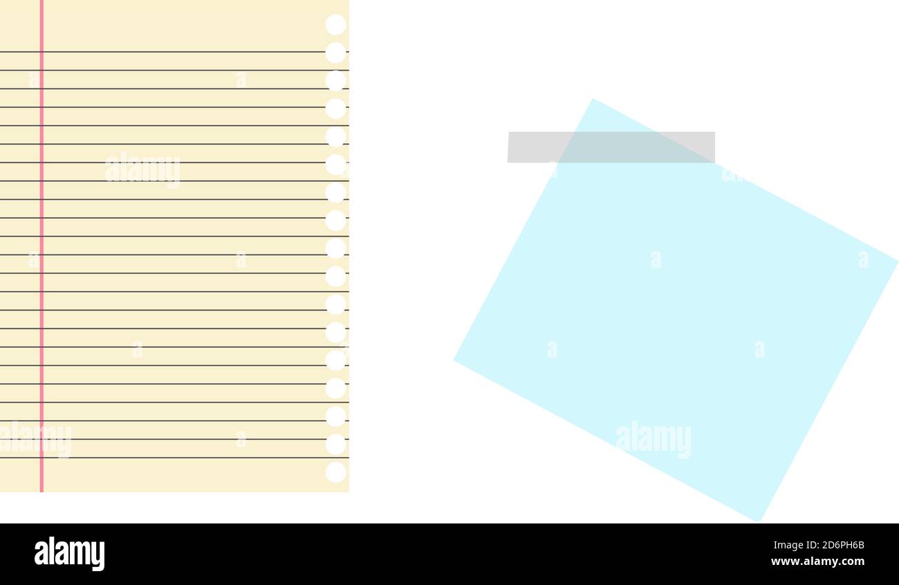 Blank paper ,illustration, vector on white background Stock Vector ...