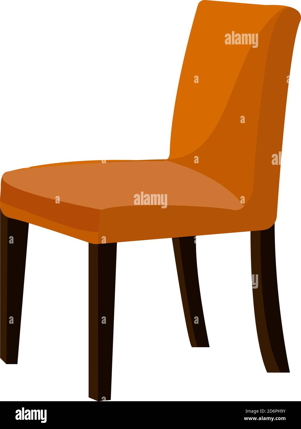 Modern chair, illustration, vector on white background Stock Vector ...