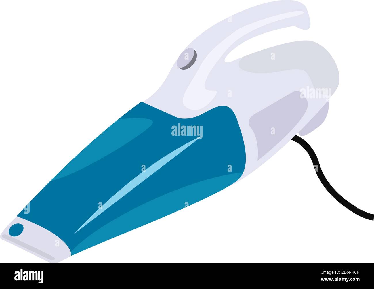 Vacuum cleaner, illustration, vector on white background Stock Vector ...