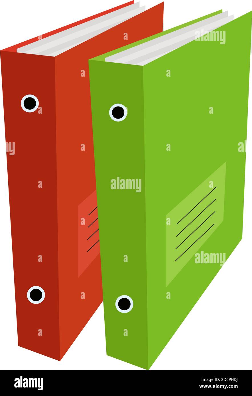 Office files ,illustration, vector on white background Stock Vector ...